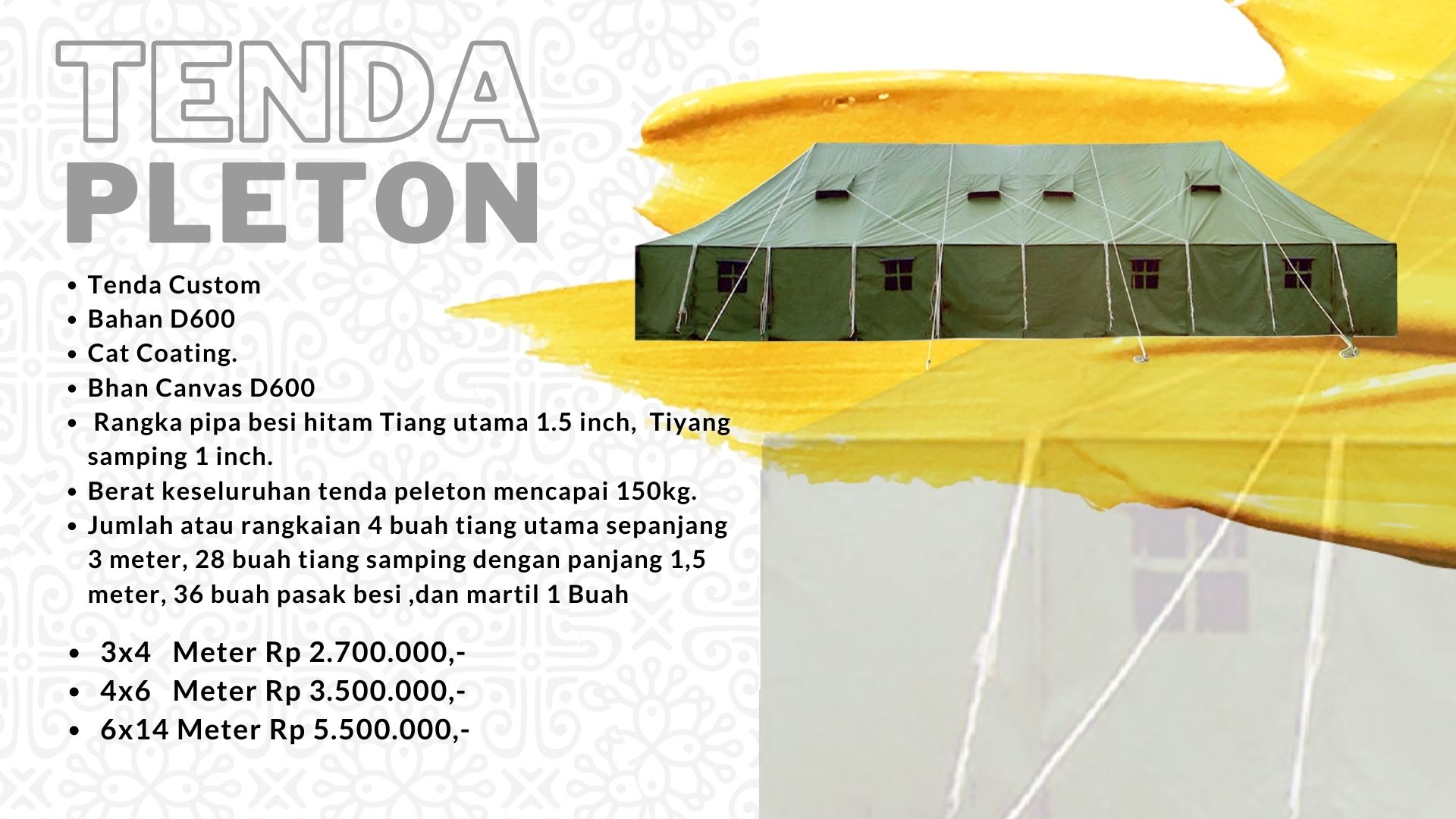 TENDA PLETON